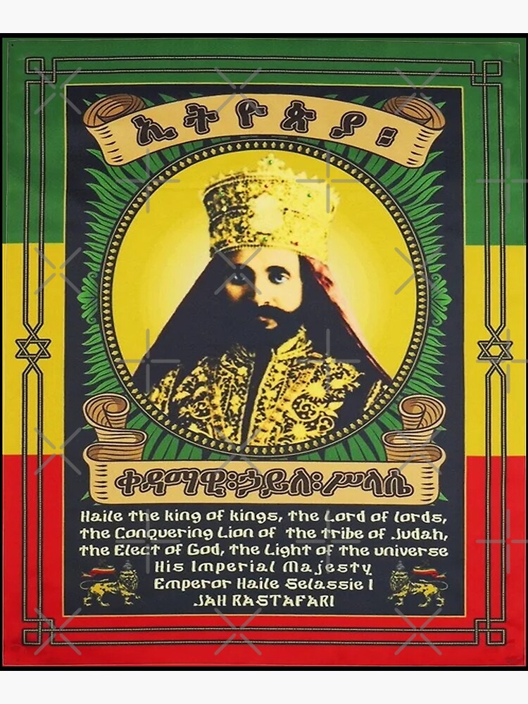 "Haile the king of the kings, the lord of lords, the conquering lion of ...