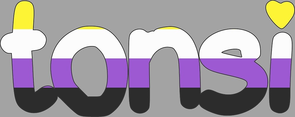 "Nonbinary (Toki Pona, Enby Pride Colors)" by dikleyt | Redbubble