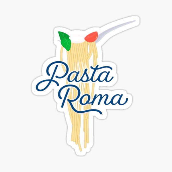 "Italian Pasta" Sticker for Sale by SorrisoDesigns | Redbubble
