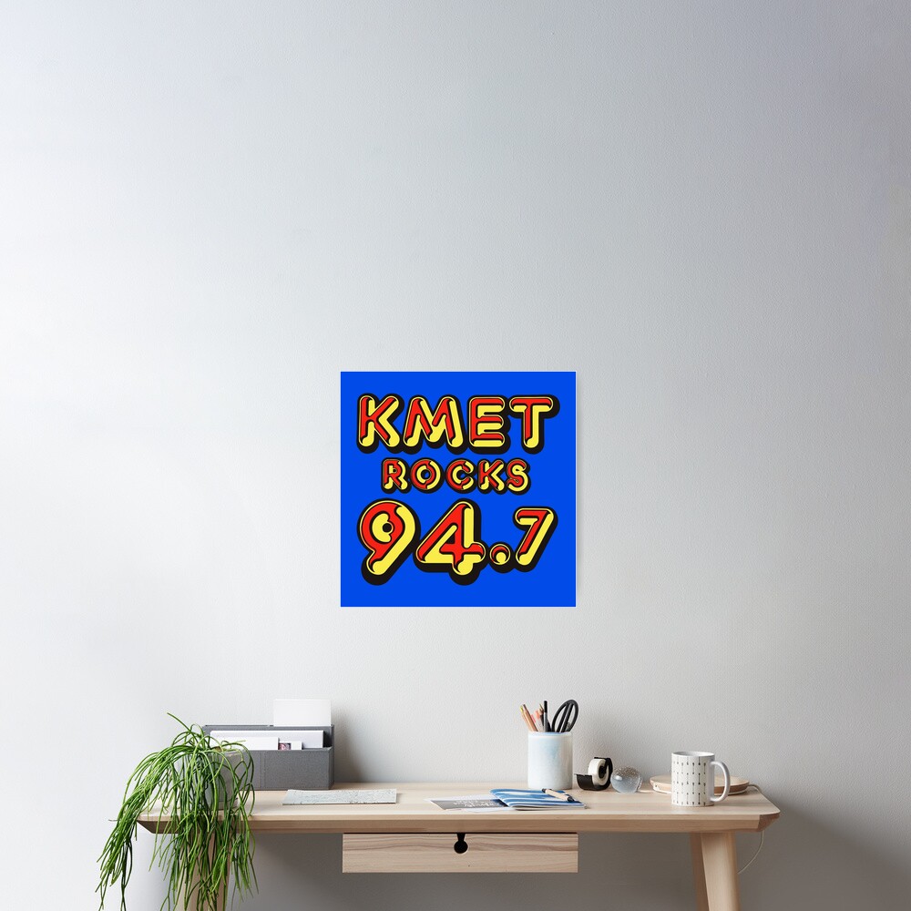 "KMET 94.7 Retro Radio" Poster for Sale by DeadRight | Redbubble