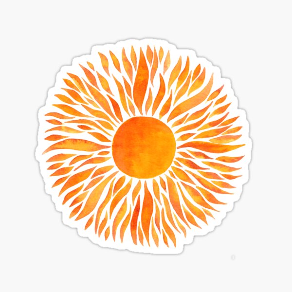 "Good morning Sun" Sticker by yralmy | Redbubble