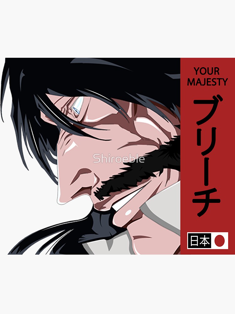 "Bleach Yhwach Illustration" Sticker for Sale by Shiroeble | Redbubble