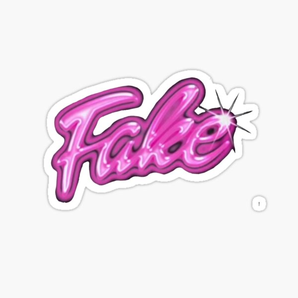 "Fake" Sticker for Sale by Tatoooooooom | Redbubble