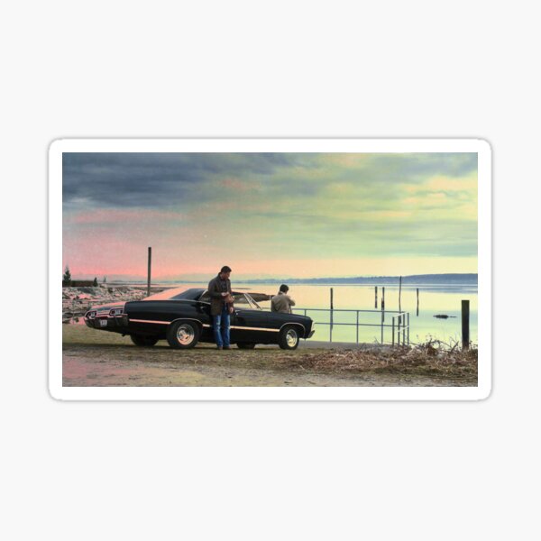 "Supernatural Impala Aesthetic" Sticker by feeble-platypus | Redbubble