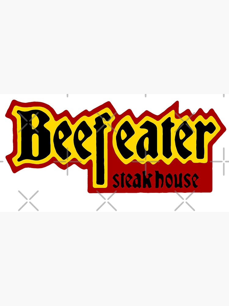 "Beefeater steakhouse retro logo" Art Print for Sale by jaywinston ...