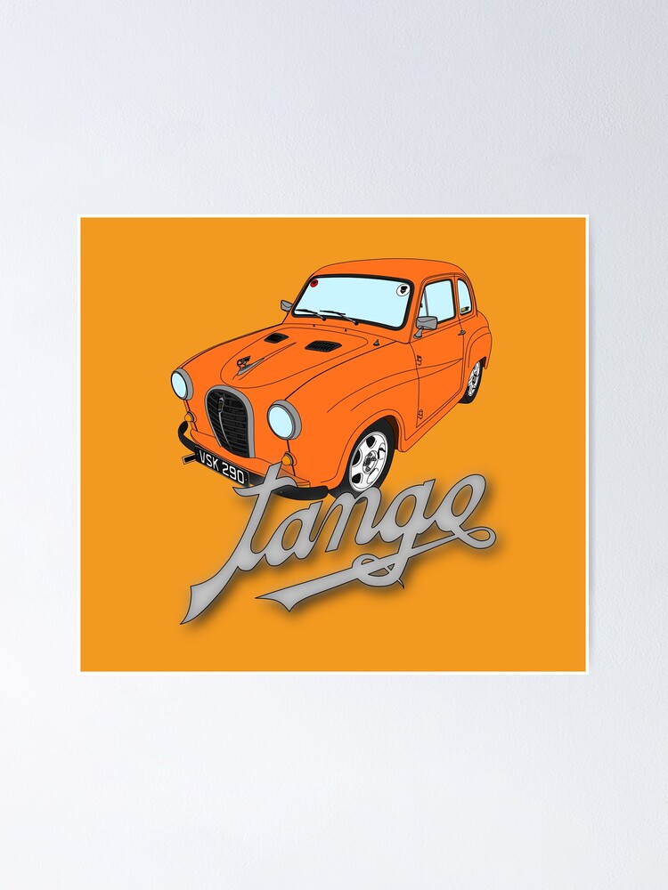 "Austin A35 - Tango Text - Orange Modified Custom Beast (Orange ...