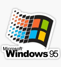 Windows 95: Stickers | Redbubble
