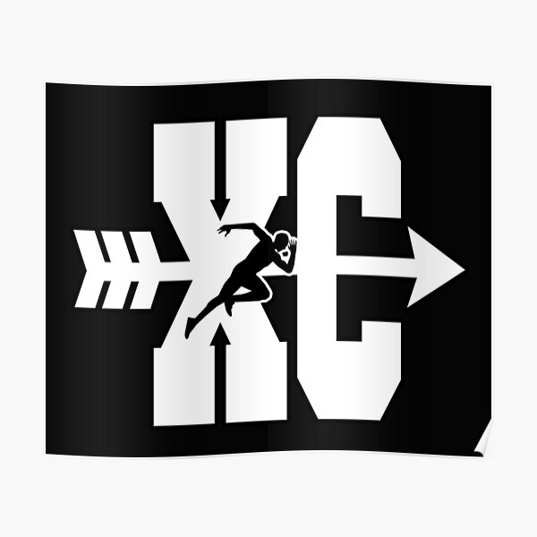 "XC CROSS COUNTRY" Poster for Sale by MoreFaces | Redbubble