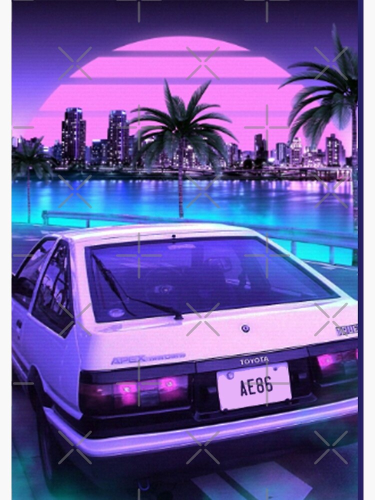 " AE86 Vintage Design" Poster for Sale by BeachHouseArt | Redbubble