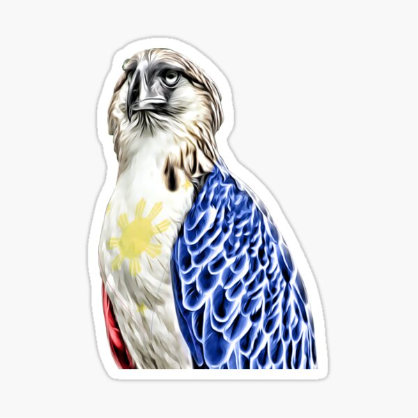 "Philippine Eagle with Flag" Sticker for Sale by BernaA07 | Redbubble