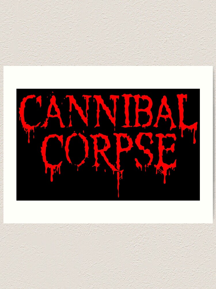"Cannibal Corpse Logo Original" Art Print for Sale by premium-cool ...