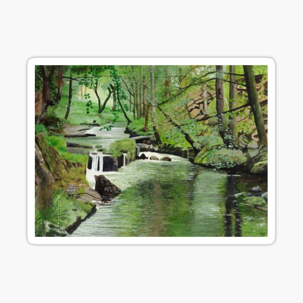 "Welsh river rocks " Sticker for Sale by newcreation68 | Redbubble
