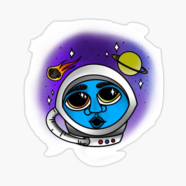 "Give me Space 2" Sticker for Sale by Chilidogart | Redbubble