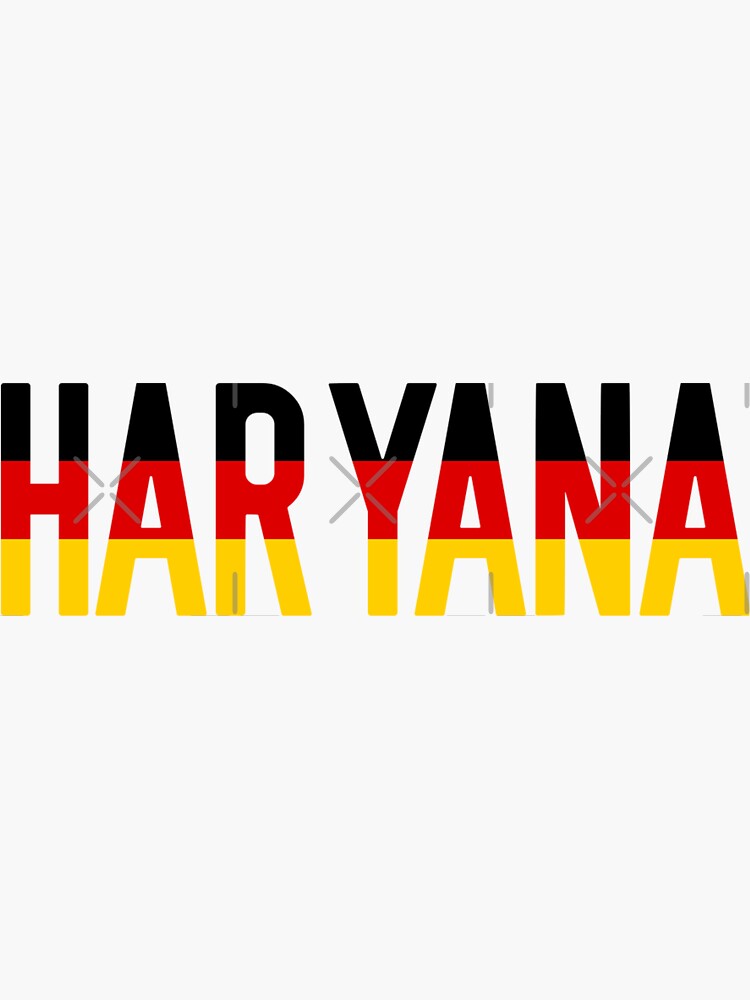 "Desi Merch Haryana" Sticker by vpaints | Redbubble