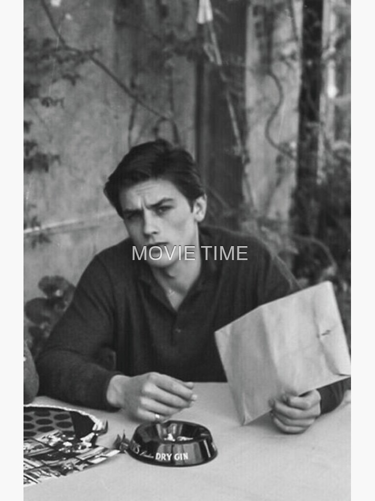 "Alain Delon" Sticker by ninazakri | Redbubble