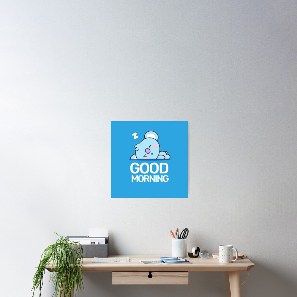 "Cute BT21 Character Koya Sleeping" Poster for Sale by shiminee | Redbubble