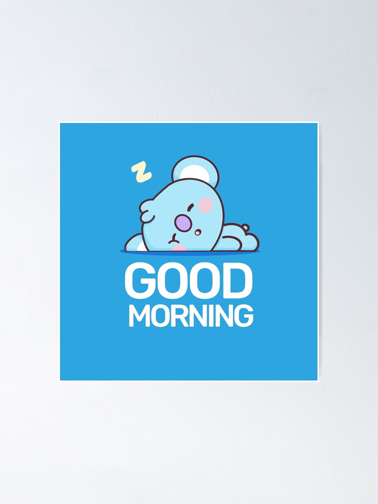 "Cute BT21 Character Koya Sleeping" Poster for Sale by shiminee | Redbubble