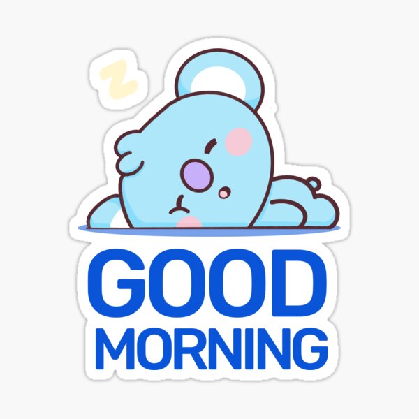 "Cute BT21 Character Koya Sleeping" Sticker for Sale by shiminee ...