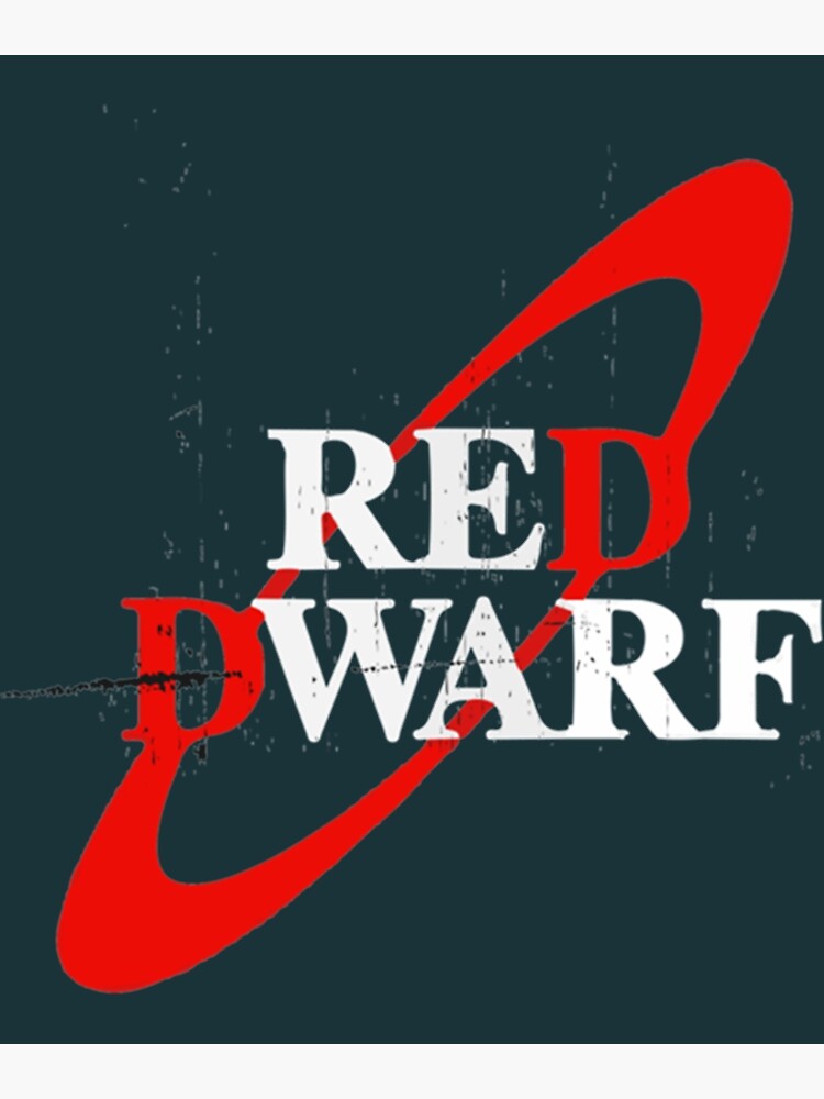 "Distressed Red Dwarf Logo " Poster for Sale by junpham | Redbubble