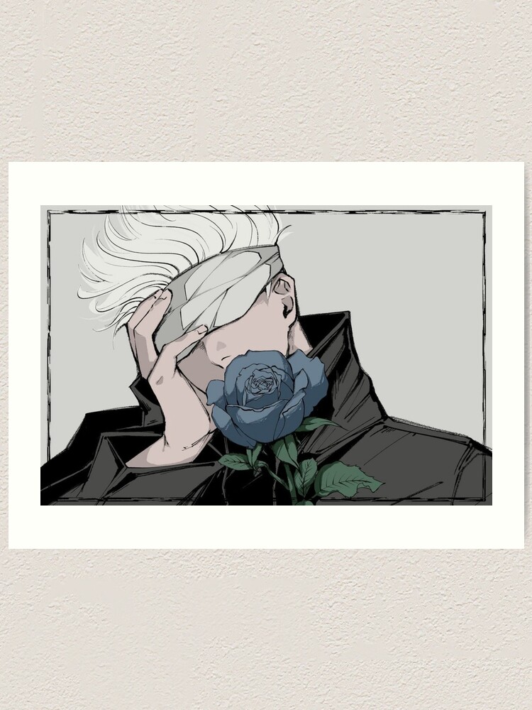 "Gojo saturo Jujutsu kaisen " Art Print for Sale by Yashdusane | Redbubble