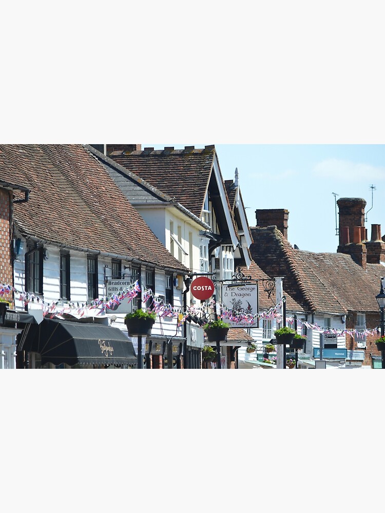 Lámina fotográfica «Banderines del Jubileo de Headcorn Village 2022» de ...