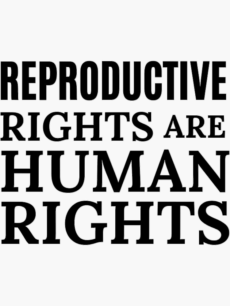 "Reproductive rights, pro roe Sticker" Sticker for Sale by ClareLittel ...