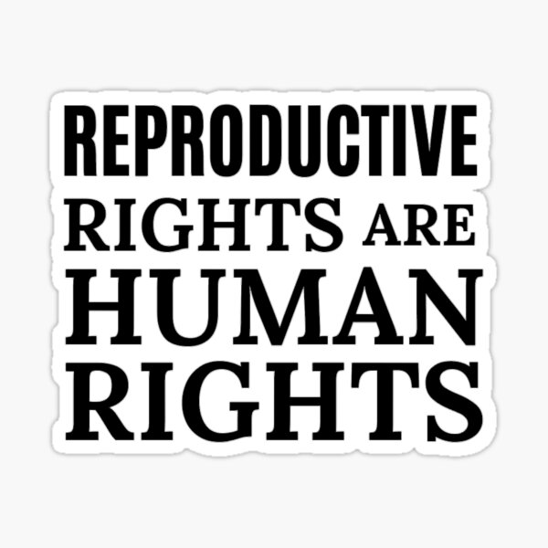 "Reproductive rights, pro roe Sticker" Sticker for Sale by ClareLittel ...