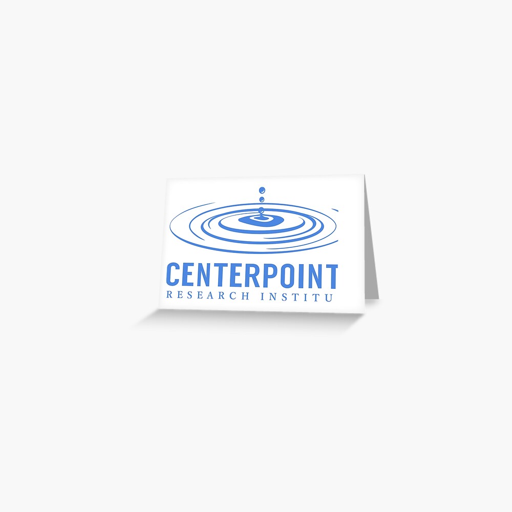 "Centerpointe Research Institute Blue Logo" Greeting Card by CRI ...