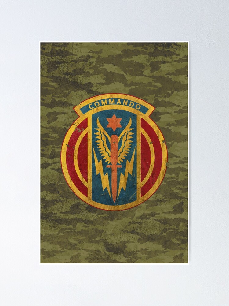 "Commando Emblem V01" Poster for Sale by Lidra-Redesign | Redbubble