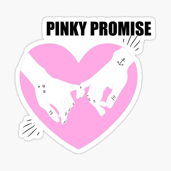 "pinky promise" Sticker for Sale by bilalelamrani | Redbubble