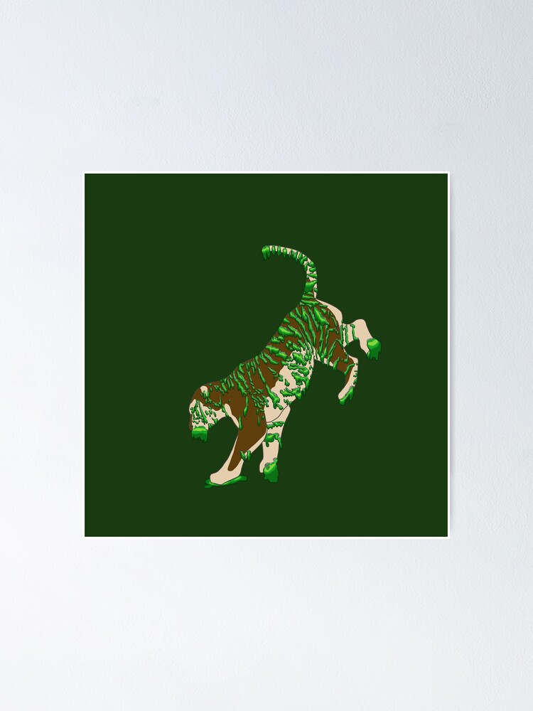 "Earth Tiger" Poster for Sale by KristalStittle | Redbubble