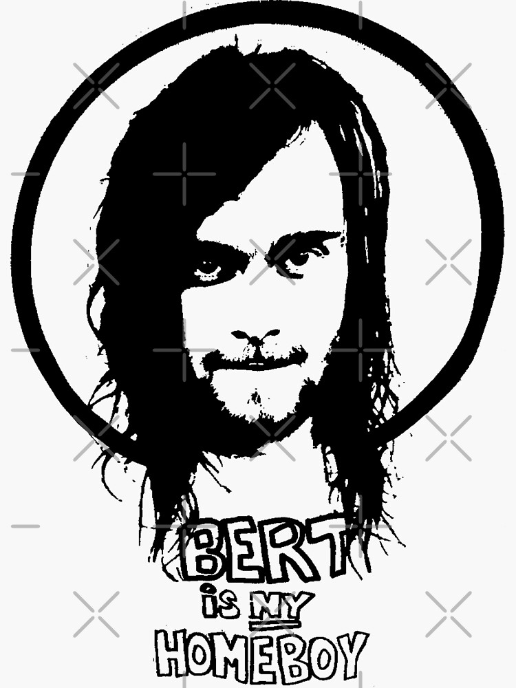 "bert" Sticker for Sale by poopcar | Redbubble