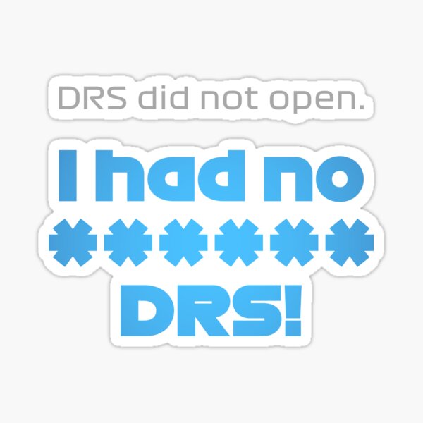 "VER. DRS did not open. I Had No **** DRS! (Black BG) - Best Team Radio ...