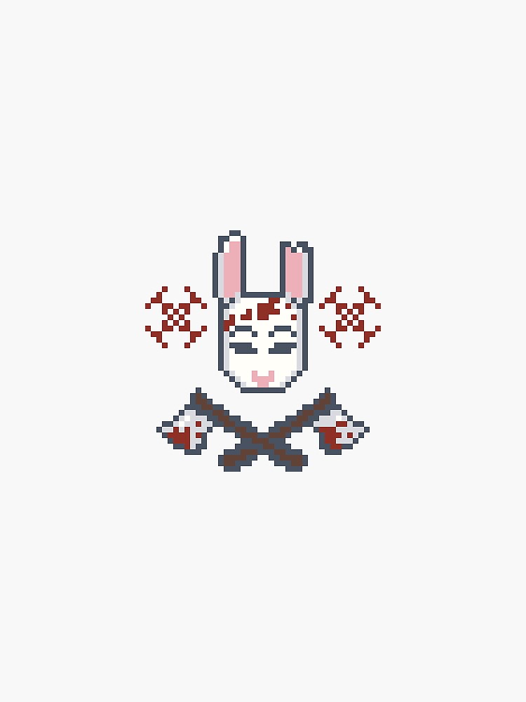 "DBD Huntress Pixel Art" Sticker for Sale by hollandsgrave | Redbubble