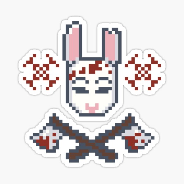 "DBD Huntress Pixel Art" Sticker for Sale by hollandsgrave | Redbubble