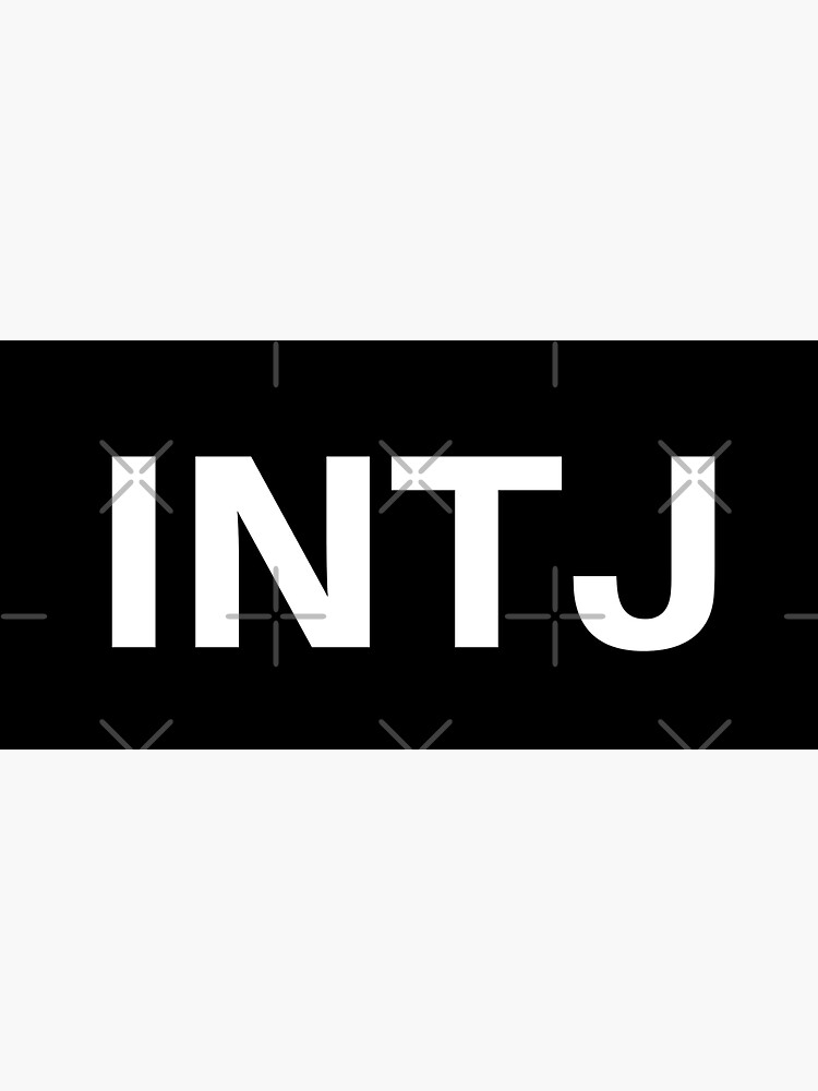 "INTJ Sticker" Sticker for Sale by Typify | Redbubble