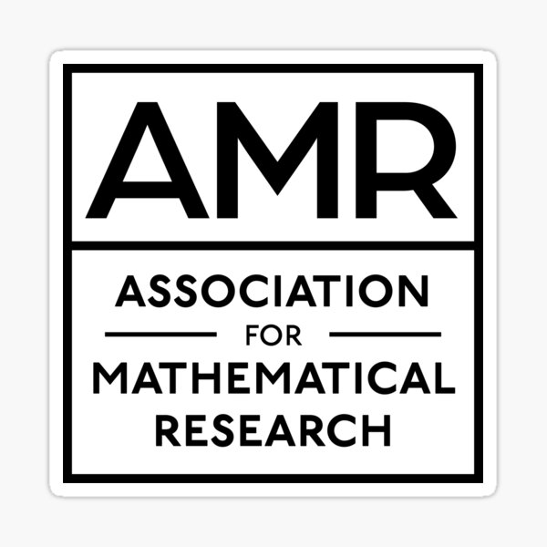 "AMR official logo SQUARE" Sticker for Sale by AMATHR | Redbubble