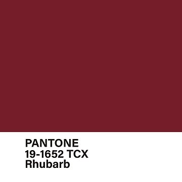 "pantone 19-1652 TCX Rhubarb" Poster for Sale by princessmi-com | Redbubble