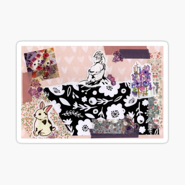 "-black spots- " Sticker for Sale by CoconutChips | Redbubble