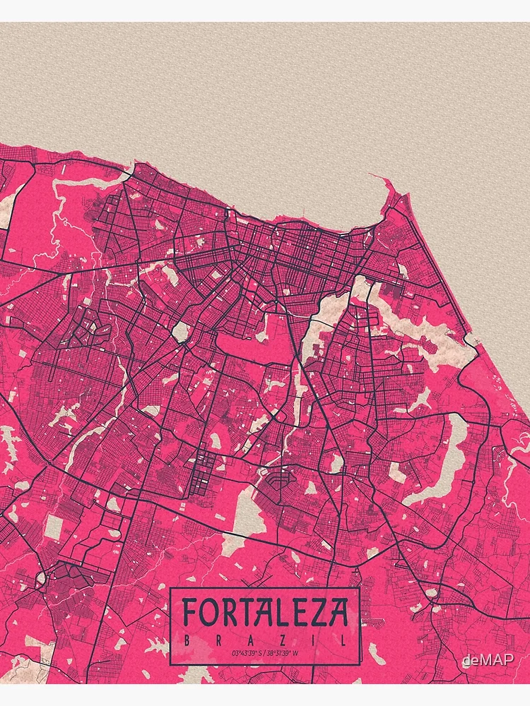 Fortaleza Brazil Map