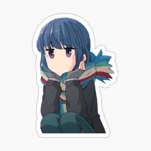 "Yuru Camp" Sticker for Sale by AniePieArt | Redbubble
