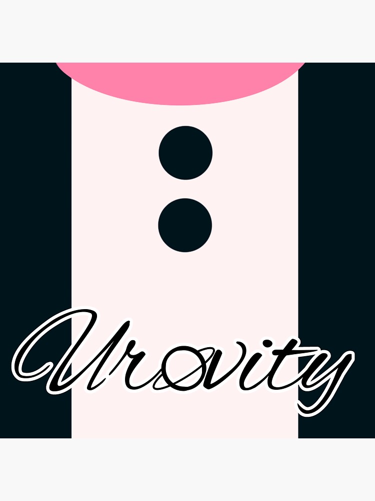 "Uravity Hero Name (Simple w/hero suit background)" Sticker for Sale by ...
