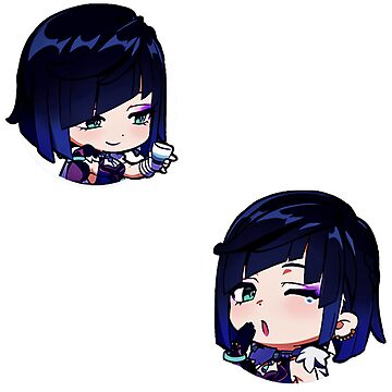 "Yelan cute chibi pack - genshin impact yelan" Sticker for Sale by ...