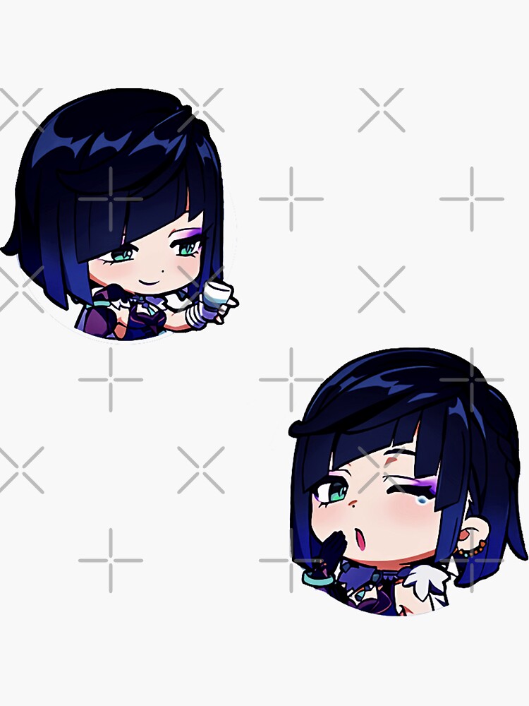 "Yelan cute chibi pack - genshin impact yelan" Sticker for Sale by ...