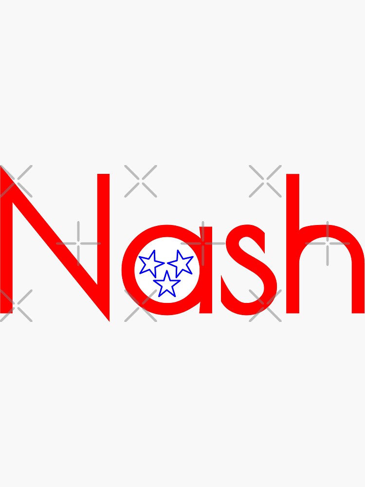 "Nash" Sticker for Sale by kateweav | Redbubble