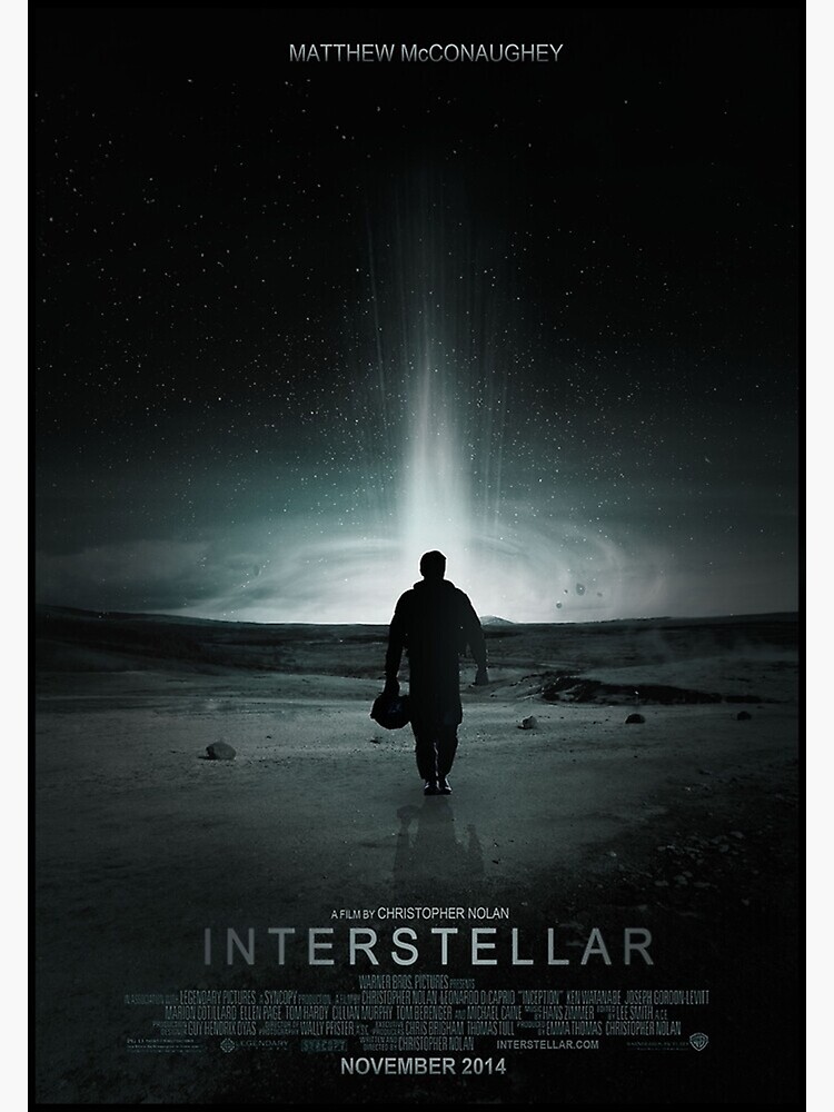 Interstellar Poster Premium Matte Vertical Poster