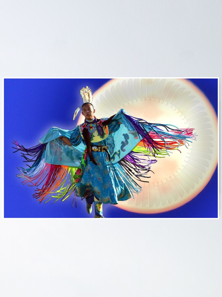 "Feather Moon " Poster for Sale by Blue Cloud | Redbubble