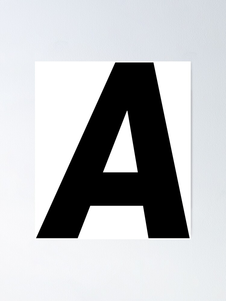 "Letter A Word Song aaa" Poster for Sale by ZooOfArt | Redbubble