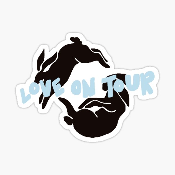 "Love on Tour" Sticker for Sale by 1-800-fineline | Redbubble