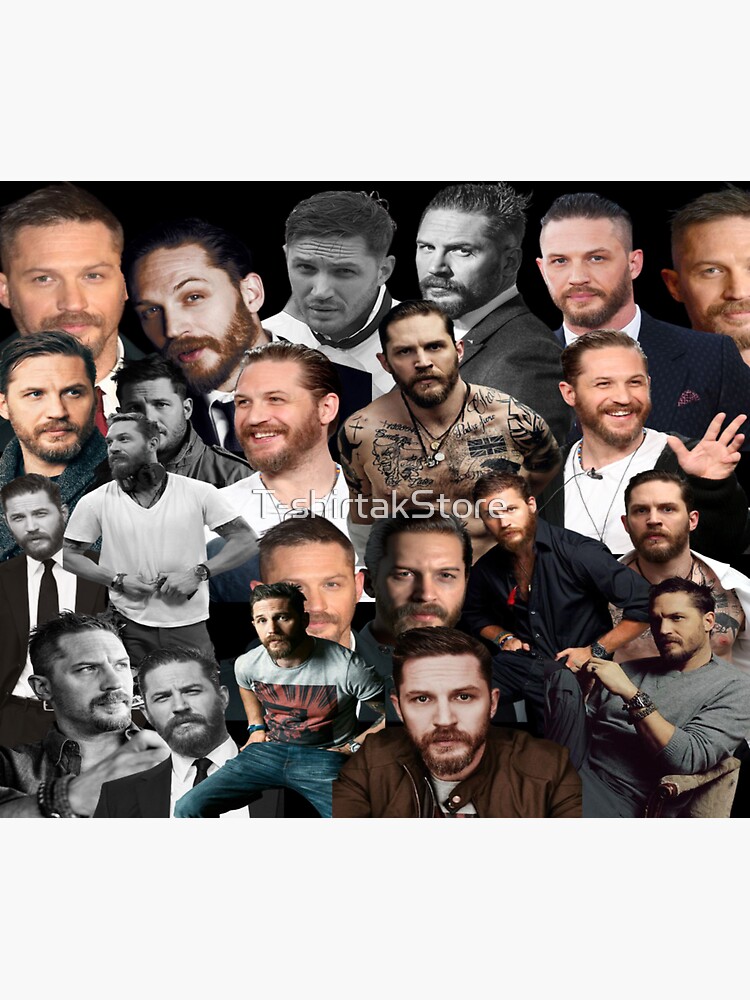 "tom hardy photo collage" Sticker by T-shirtakStore | Redbubble